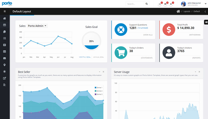 Landing | Porto Admin - Responsive HTML5 Template