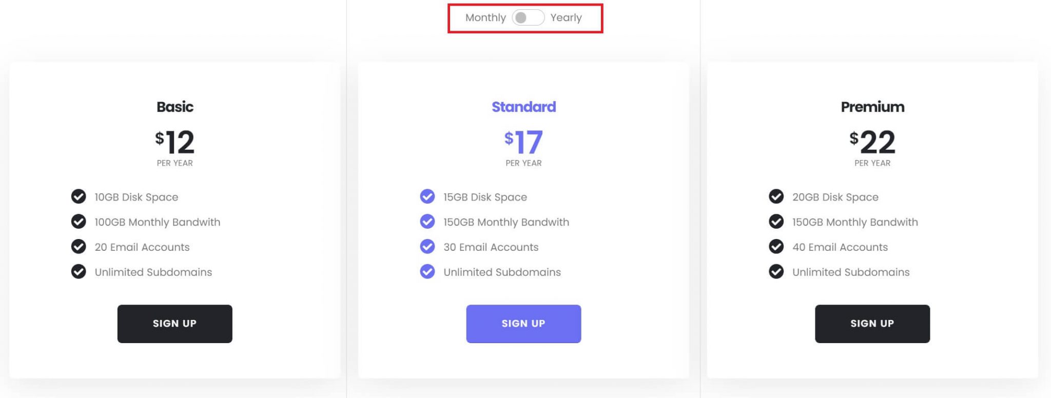 Content Switcher Element - Porto Documentation