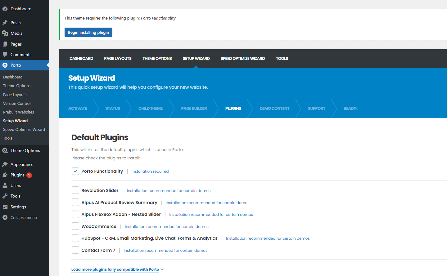 How to Update Plugins and how to fix update failed error - Porto ...
