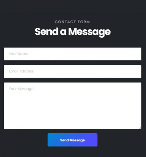 Contact Form - Porto Shortcodes