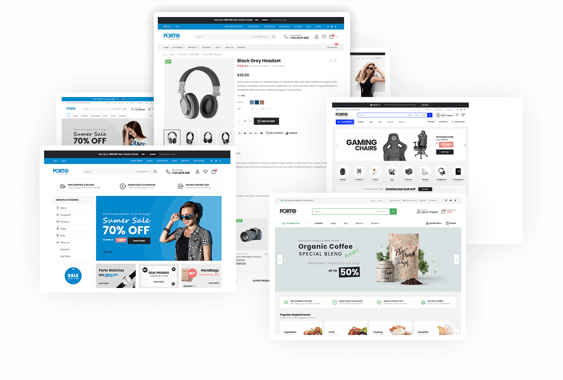 Shop Overview - Porto WooCommerce Theme