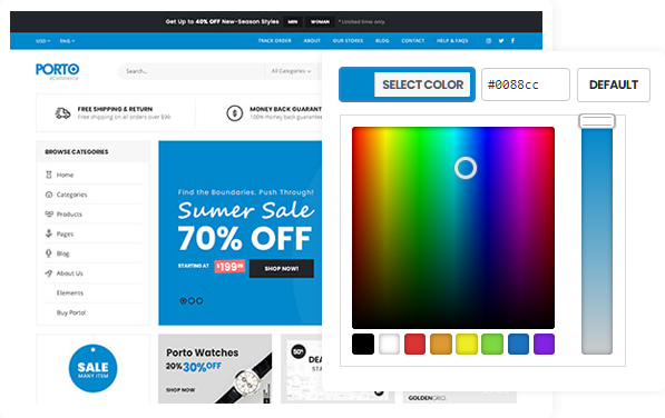 Powerful Porto Theme Options - Business and eCommerce Theme