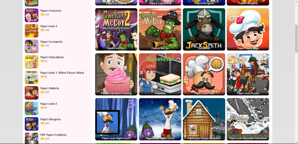 Papas-games.com Gaming - Porto - Best WordPress Themes
