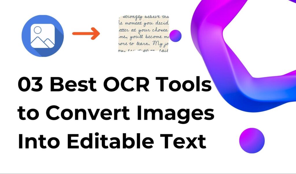 03 Best OCR Tools to Convert Images Into Editable Text - Porto - Best ...