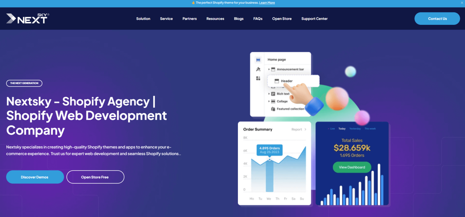NextSky Review: Best Shopify Themes & E-commerce Solutions